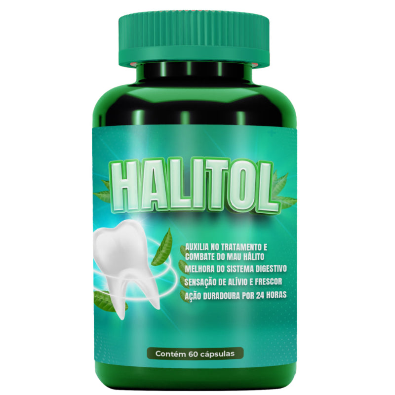 HALITOL - Suplemento Anti-Halitose - Alívio do Mau Hálito de Dentro pa