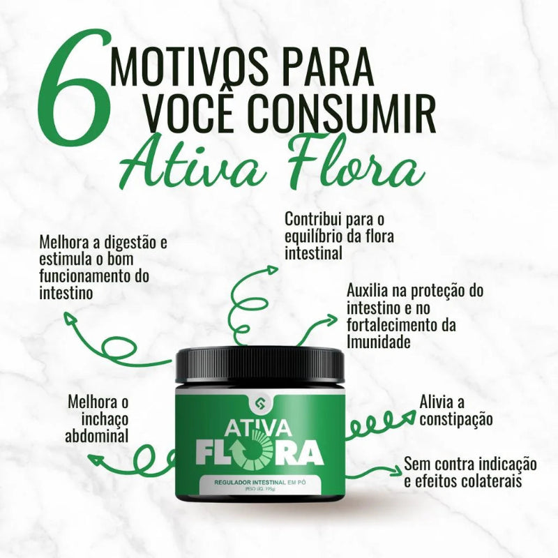 Regulador Intestinal em Pó - Melhora o Funcionamento do Intestino